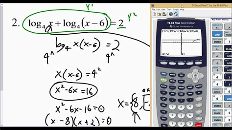 Solving Logarithmic And Exponential Functions Youtube
