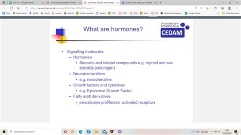 Hormone Synthesis Vivek Dhir Flashcards Quizlet
