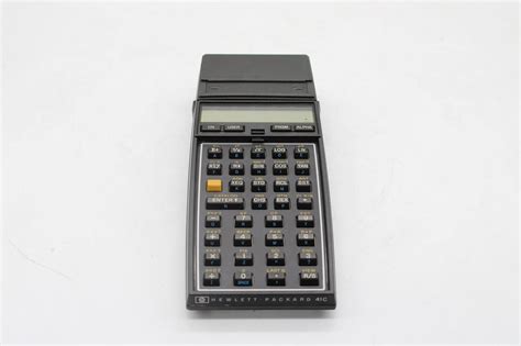 Hp Calculator 41c Programmable Expandable Continuous Memory Handheld