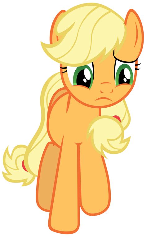 Applejack Is Sad By Tardifice On Deviantart