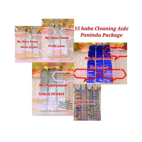 Chlorine Assorted Bundle 15pcs1haba X 15pcs Sachetrepack Paninda