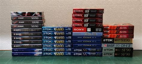 Diverse Compact Cassettes Blank Audio Cassette Multiple Models