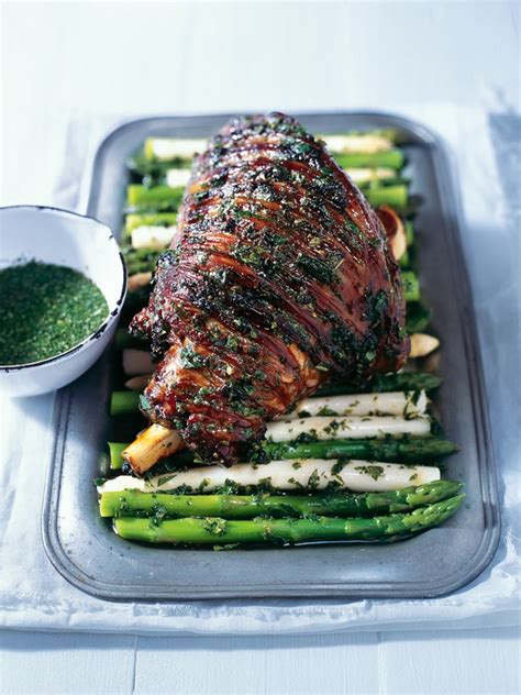 Minted Lamb Leg Donna Hay