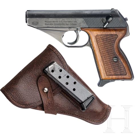 At Auction A Mauser Mod Hsc With Holster