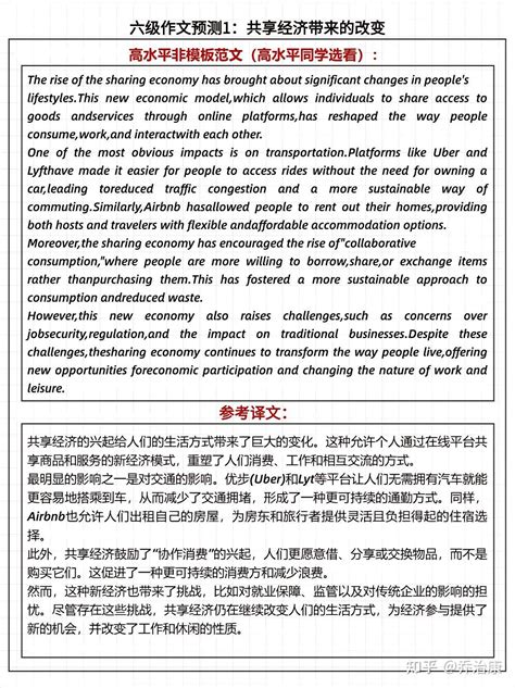 英语六级作文预测 知乎