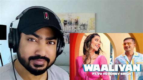 Kanna Vich Waaliyan Reaction Video Yo Yo Honey Singh Hommie Dilliwala