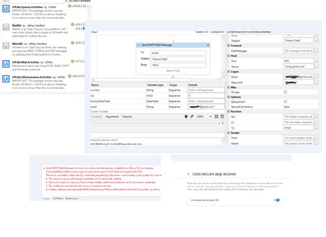Send Smtp Mail Not Working Help Uipath Community Forum