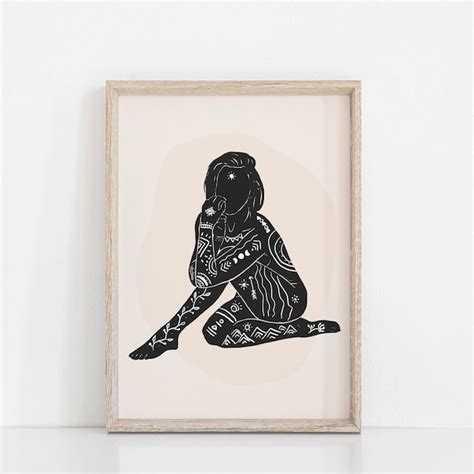 Self Love Woman Nude Etsy