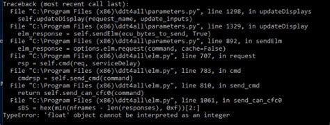 Float Object Cannot Be Interpreted As An Integer · Issue 547 · Cedricpddt4all · Github