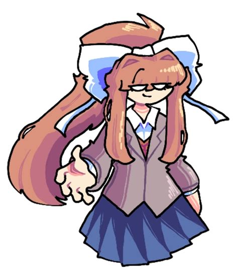 Monika By Mwehster On Newgrounds