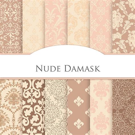 Kit Papel Digital Damask AVE 04 Elo7 Produtos Especiais