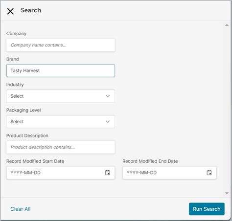 search for products in data hub gs1 us