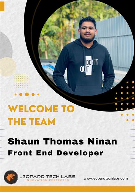 Leopard Tech Labs On Linkedin Newjoiners Teamexpansion Freshfaces