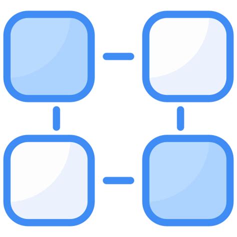Blockchain Generic Blue Icon