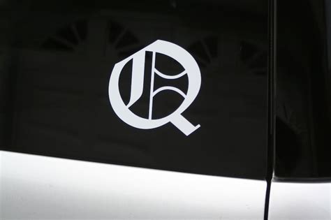 Letter V Old English Lettering Alphabet Vinyl Decal Etsy