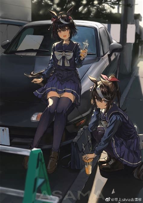 赛马娘 喝点八千三 北部玄驹 东海帝皇 给自己弄个生日贺图