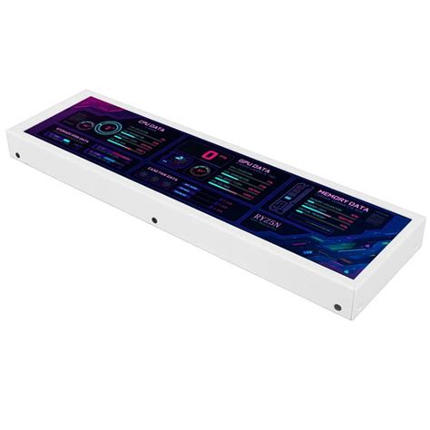 8 8in Computer Temp Monitor 1920x480 60hz Cpu Gpu Ssd Data Temperature Monitor For Aida64 Cpu