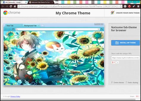 Anime Chrome Browser Themes Chit Chat Anime Forums