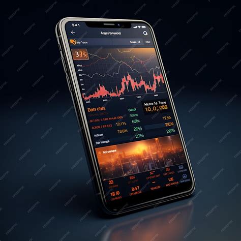 Premium Ai Image Mobile App Layout Design Of Forex Trading Platform