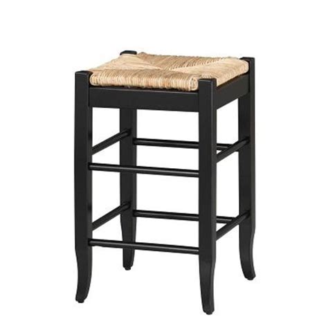Boraam 24 In Black Bar Stool 94924 The Home Depot