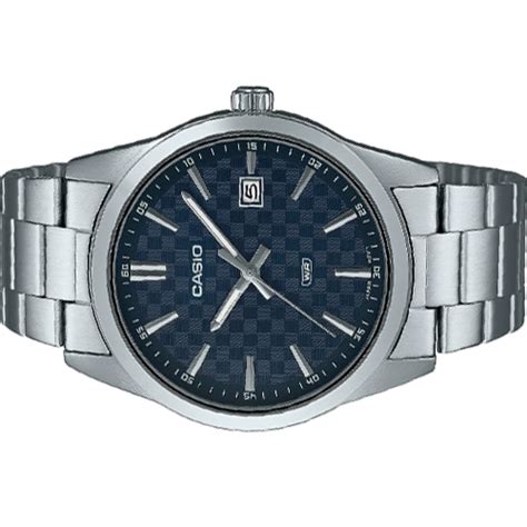 Mtp Vd03d 2audf Đồng Hồ Casio Nam Dây Kim Loại 3 Kim Chống Nước