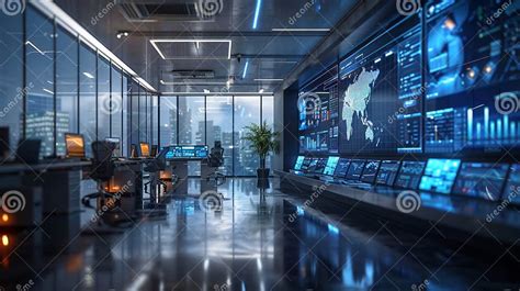 Screens In Modern Office Display Business Process Automation Software Enhacing Efficiency