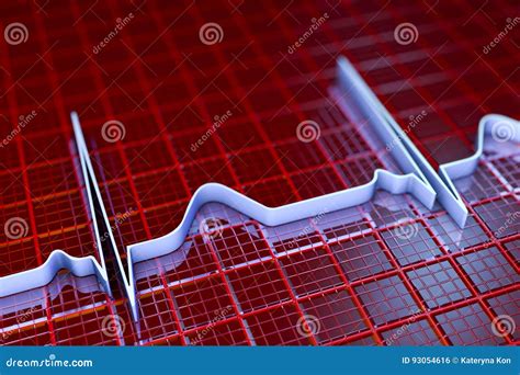 Electrocardiogram Ecg Background Stock Illustration Illustration Of