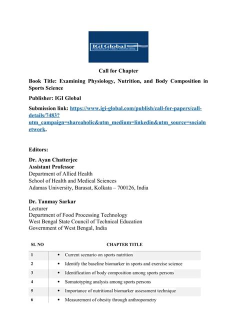 Dr Tanmay Sarkar Phd On Linkedin Only The Following Chapters Are
