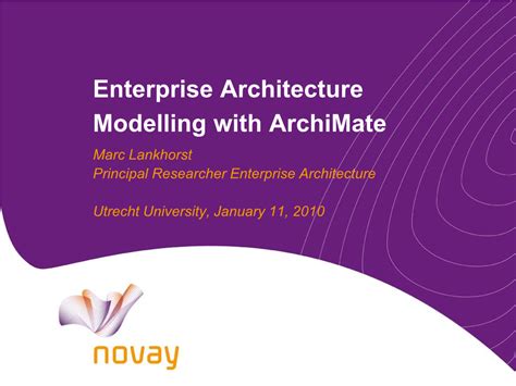 The Archimate Standard For Enterprise Architecture Modelling Docslib