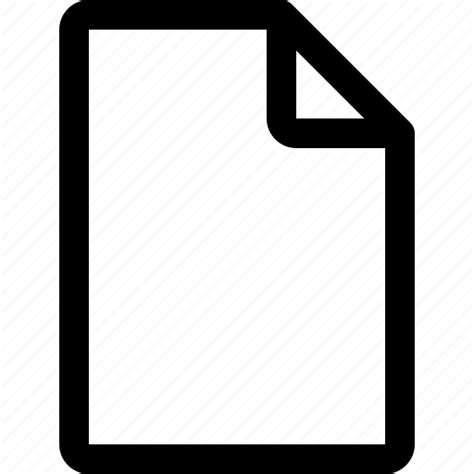 Document File Paper Sheet Icon Download On Iconfinder