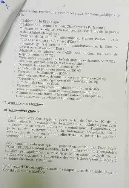 En Rdc Le Parcours Chaotique De La Proposition De Loi La Plus