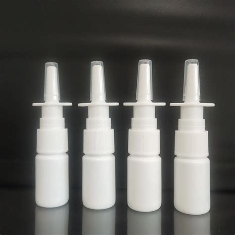 2 개몫 10ml 흰색 빈 플라스틱 비강 스프레이 병 펌프 분무기 안개 코 스프레이 의료 포장 Rb05에 대 한 리필 되나요