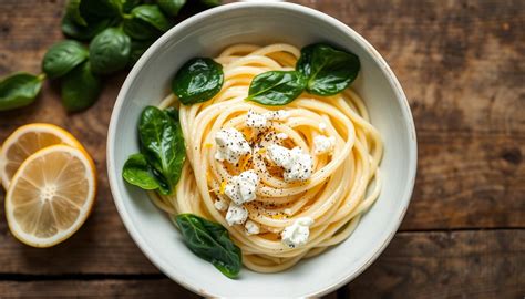 Lemon Ricotta Pasta And Spinach A Creamy Delight