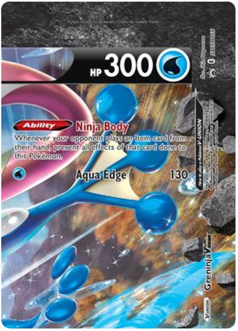 Greninja V Union Sword Shield Promos 156 Pokemon Card