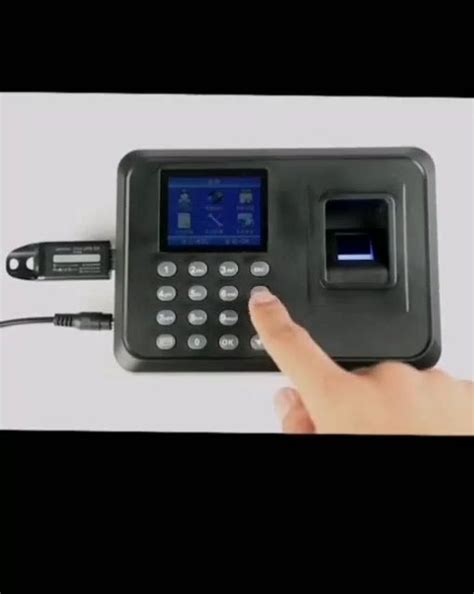Biometric Fingerprint Attendance Machine Thumbprint Record Worker