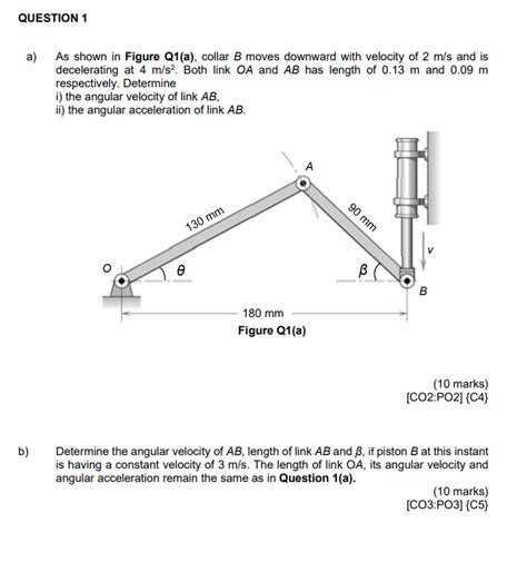 Solved QUESTION A As Shown In Figure Q A Collar B Chegg