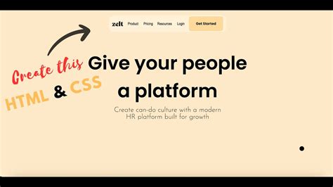 Create This With Html Css Js Zelt Website Clone As A Beginner😍 😇sheryians Youtube