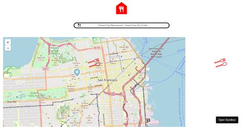 Locator React Project Codesandbox