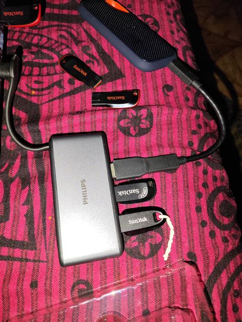 PHILIPS In USB Type C To Ethernet HDMI K Hz USB A PD Max W Micro SD Card Slot