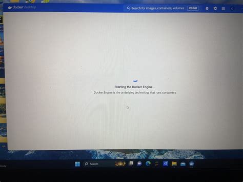 Docker Stuck In Starting The Docker Enginepage Docker Desktop