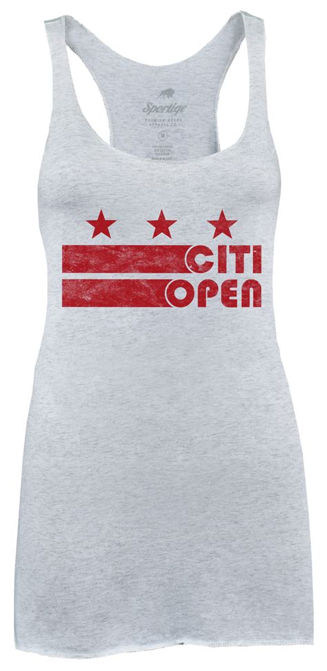 Womens Citi Open Dc Flag Comfy Tank Light Grey Mubadala Citi Dc