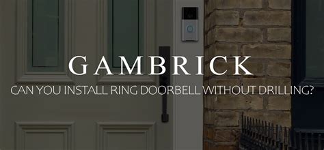 How Do You Install A Ring Doorbell On An Apartment Door At Patrick Wood