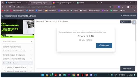 K Akhilesh On Linkedin Cplusplus Programmingjourney Helloworld Operators Datatypes Codequiz