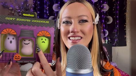 Asmr Tj Maxx 👻 Halloween Makeup And Decor Haul 💜🧡💚 Youtube