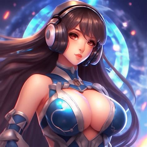 Anime Girl With Big Chest — Image Created In Shedevrum