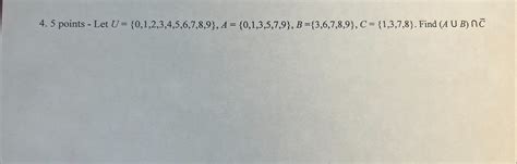 Solved 4 5 Points Let