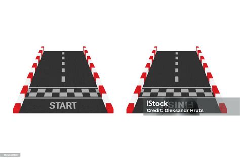 랠리 레이스 라인 트랙 또는도로 표시 자동차 또는 카트 로드 레이싱 벡터 배경입니다 벡터 일러스트입니다 0명에 대한 스톡 벡터 아트 및 기타 이미지 Istock