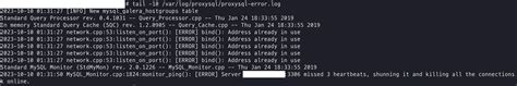 Mysql Proxysql 연결이 실패할 때 확인해야 할 기본 체크리스트