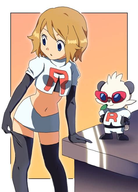 ポケモンらくがき 1 セレナ かわいい ポケモン ロケット団