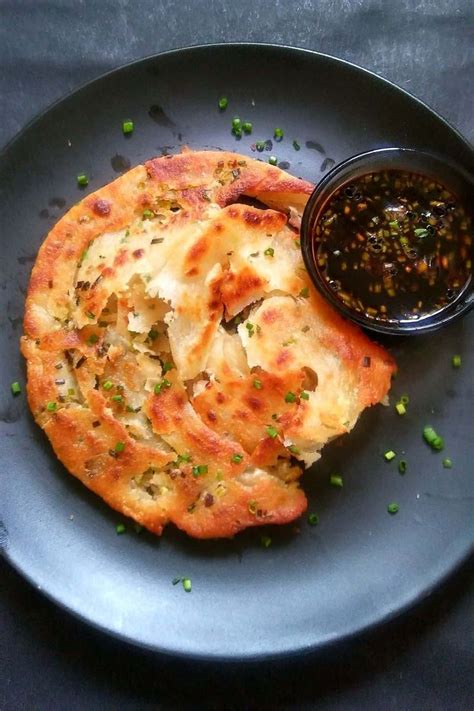 Flaky Scallion Pancakes How To Make Scallion Pancakes Spoons Of